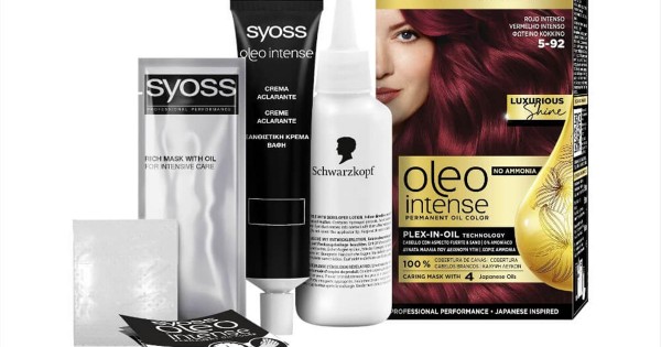 Syoss Oleo Intense Hair Color Kit 5-92 Bright Red 50ml - e-Color.gr