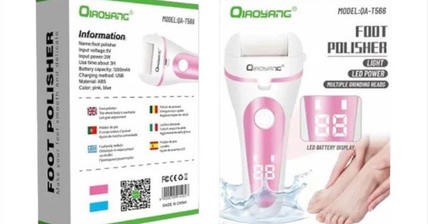 Electric Scraper Model Foot Poilsher QA-T566 - e-Color.gr