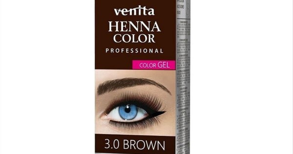 Βαφή φρυδιών & βλεφαρίδων χένα brown Venita - e-Color.gr