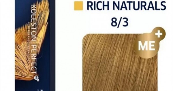 Βαφή Wella Koleston Perfect 8/3 Ξανθό Ανοιχτό Χρυσό 60 ml - e-Color.gr
